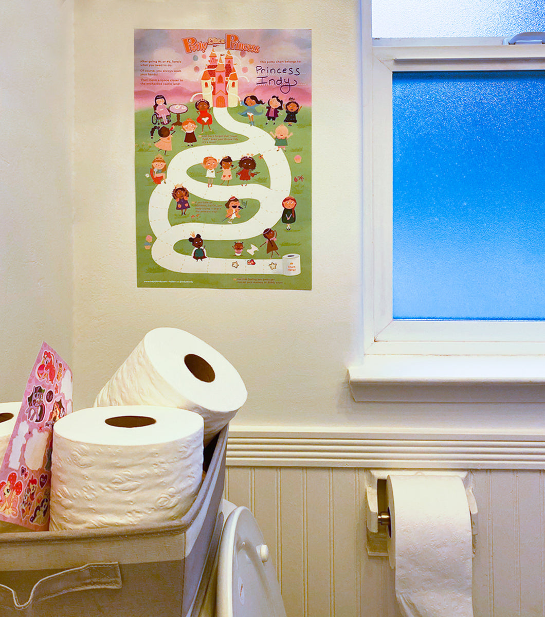 Potty Like a Princess Potty Training Poster – IndyOhIndy