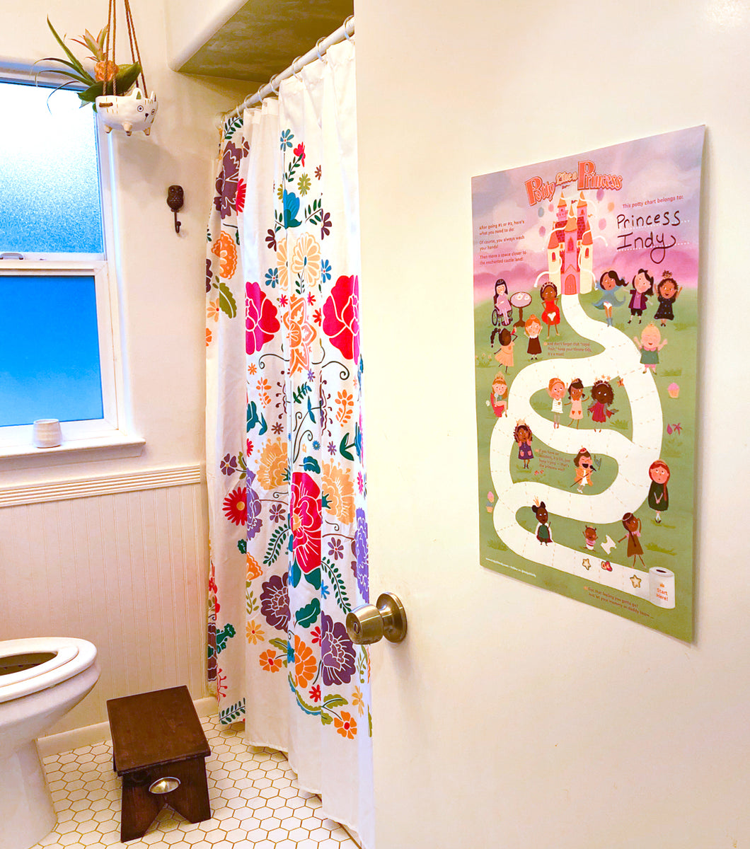 Potty Like a Princess Potty Training Poster – IndyOhIndy
